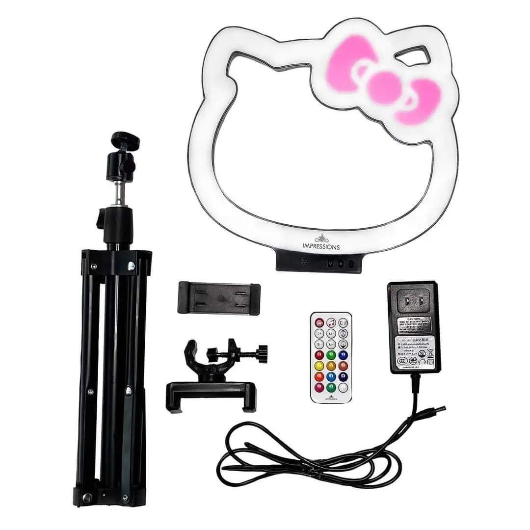 Sanrio Hello Kitty LED Selfie light with Tripod on Carousell