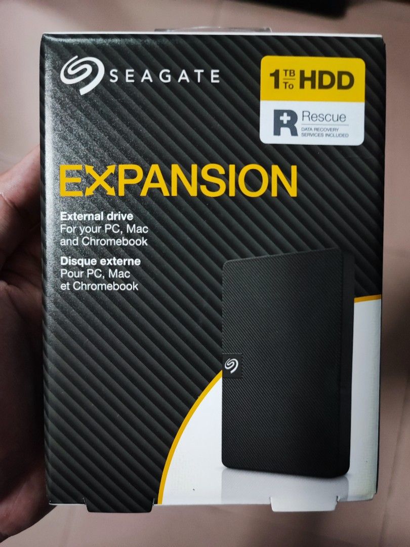 Seagate 1TB HDD Expansion External Drive, Computers & Tech, Parts ...