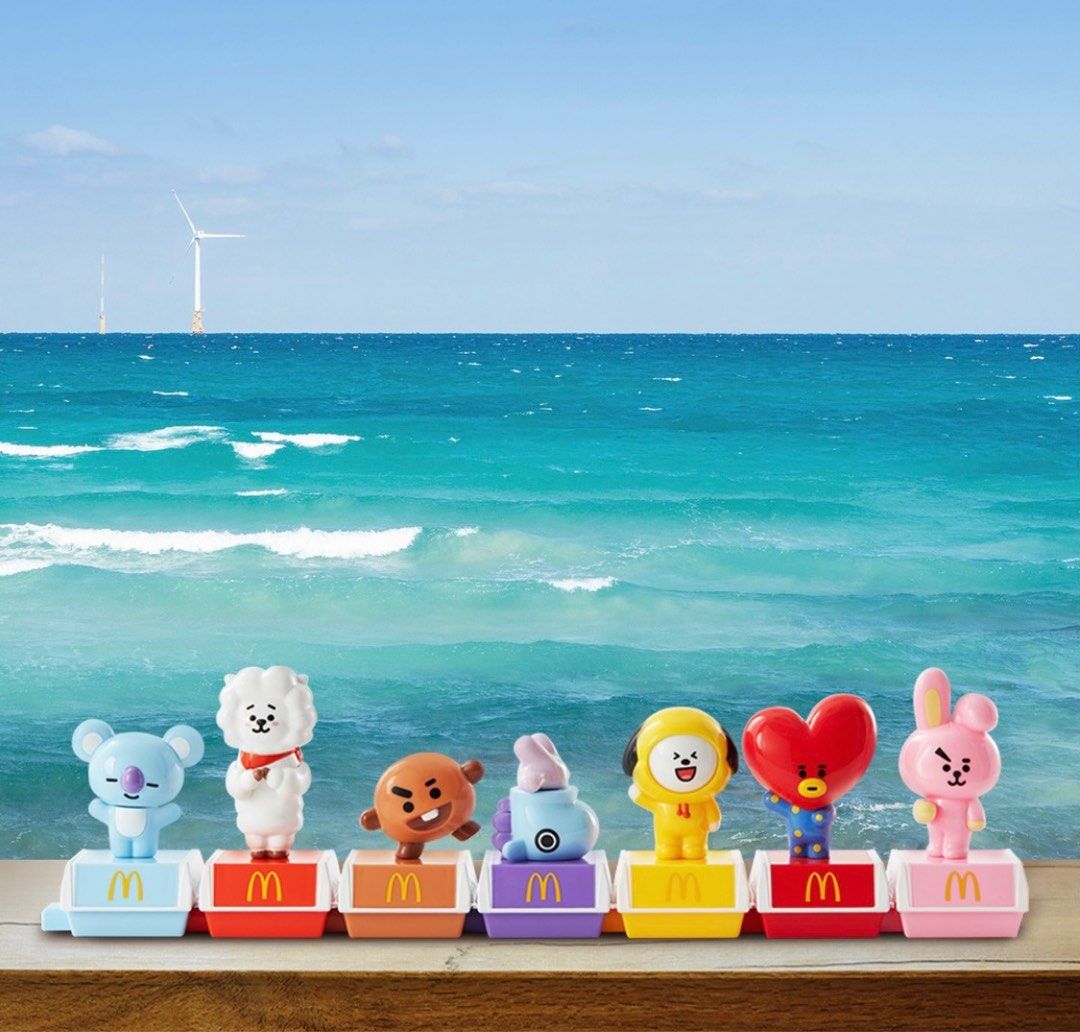 [SECURED - 50%dp, balance once on hand] MCDO x BT21 Figurines on Carousell