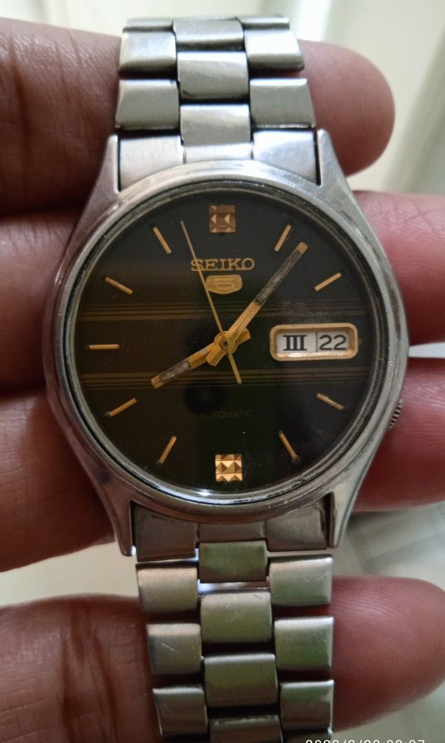 Seiko Automatic 7s26 Original, Fesyen Pria, Jam Tangan di Carousell