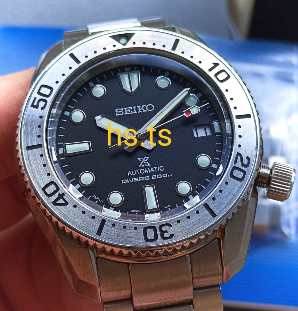 Seiko MM200 Steel Black Automatic Prospex Divers Watch SPB185J1, Men's ...