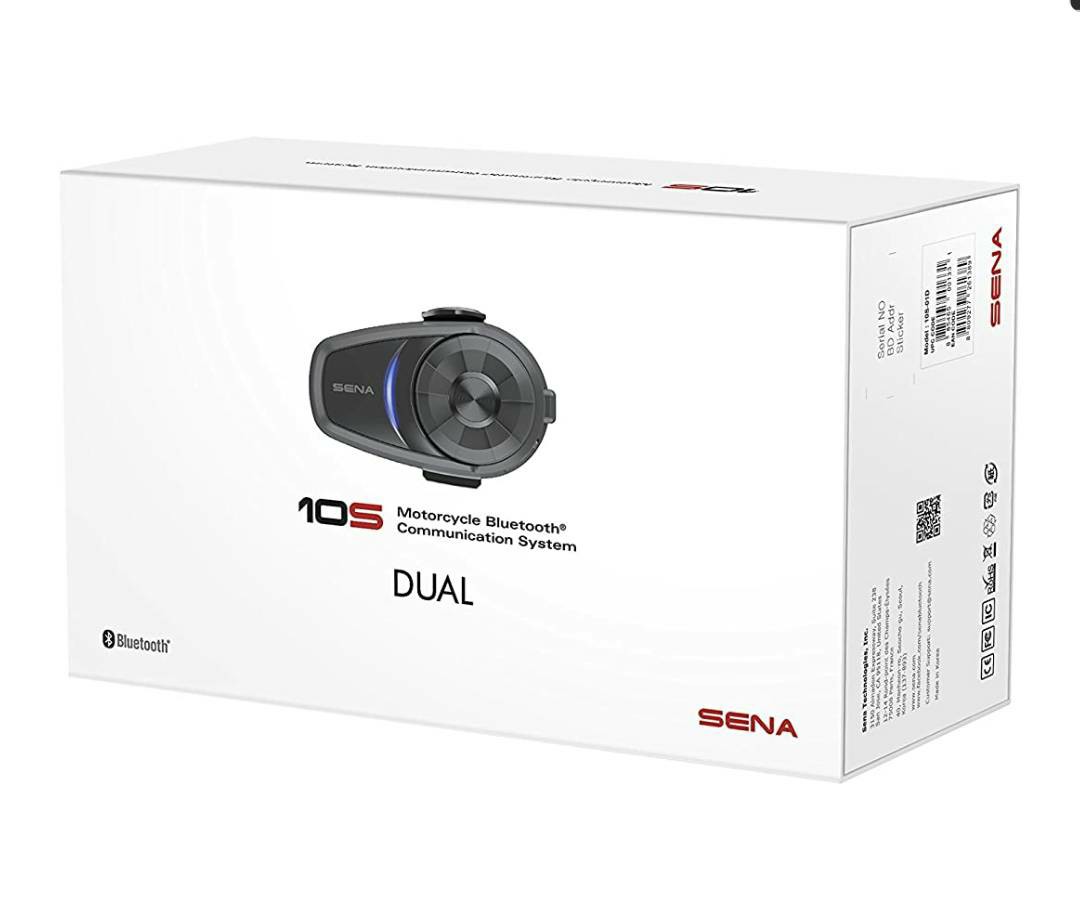 Sena 10S-01D Motorcycle Bluetooth Communication System (Dual ...