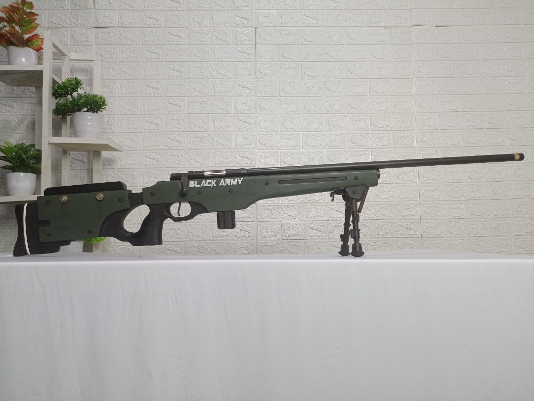 Senapan Angin PCP ruger awm black army singleshoot, Olah Raga ...