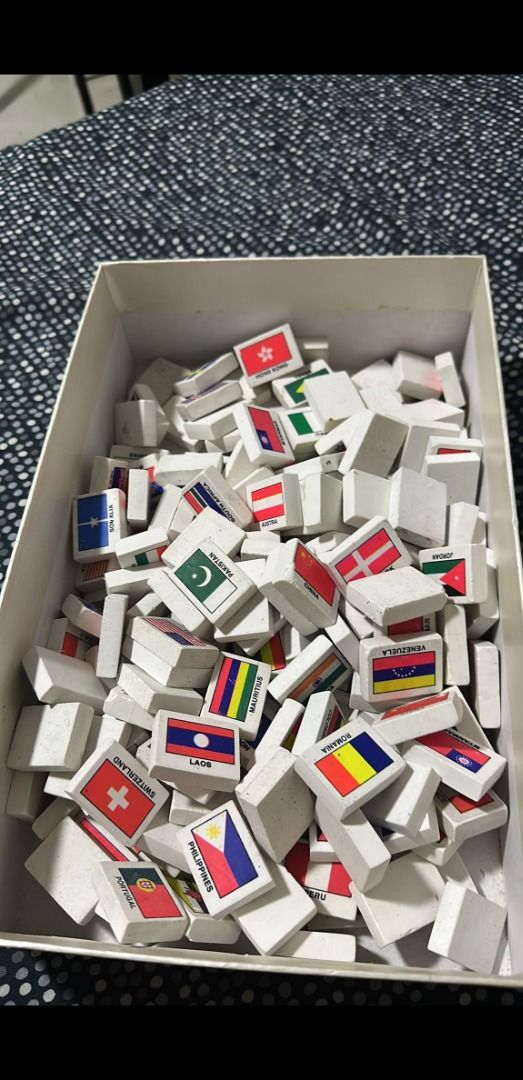 Set of 40 Country erasers (4 sets ttl), Hobbies & Toys, Stationery ...