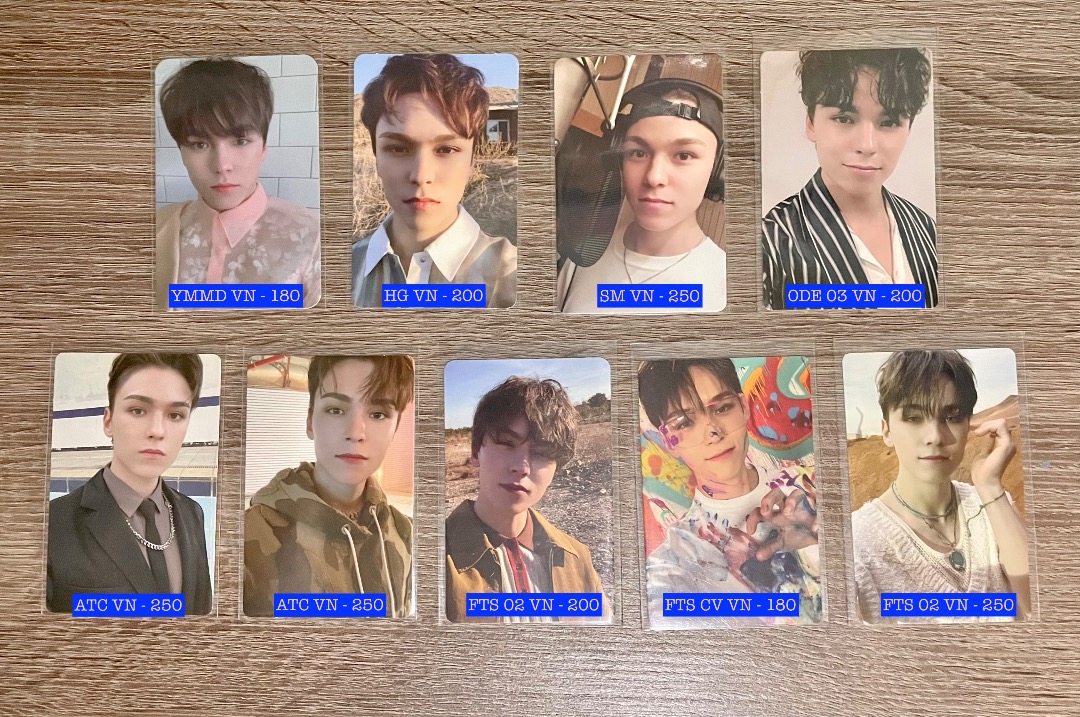 SEVENTEEN VERNON PHOTOCARDS, Hobbies & Toys, Memorabilia & Collectibles ...