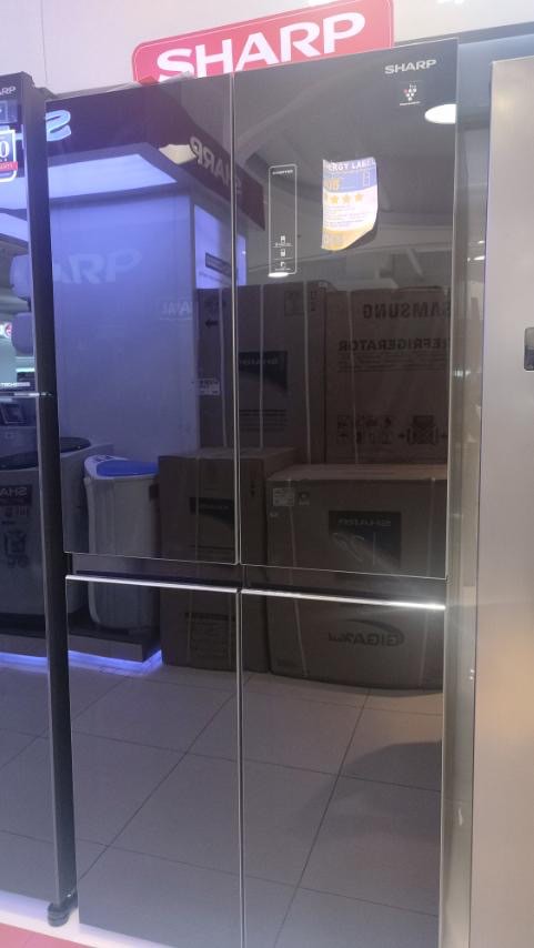 SHARP 16.7 cu ft FRENCH DOOR NO FROST INVERTER REFRIGERATOR, TV & Home ...