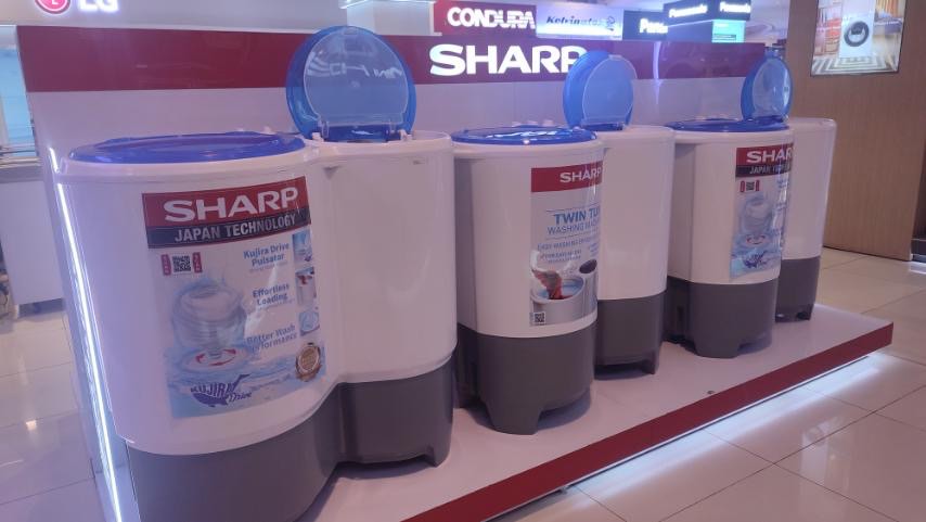 SHARP TWIN TUB WASHING MACHINE, TV & Home Appliances, Washing Machines ...