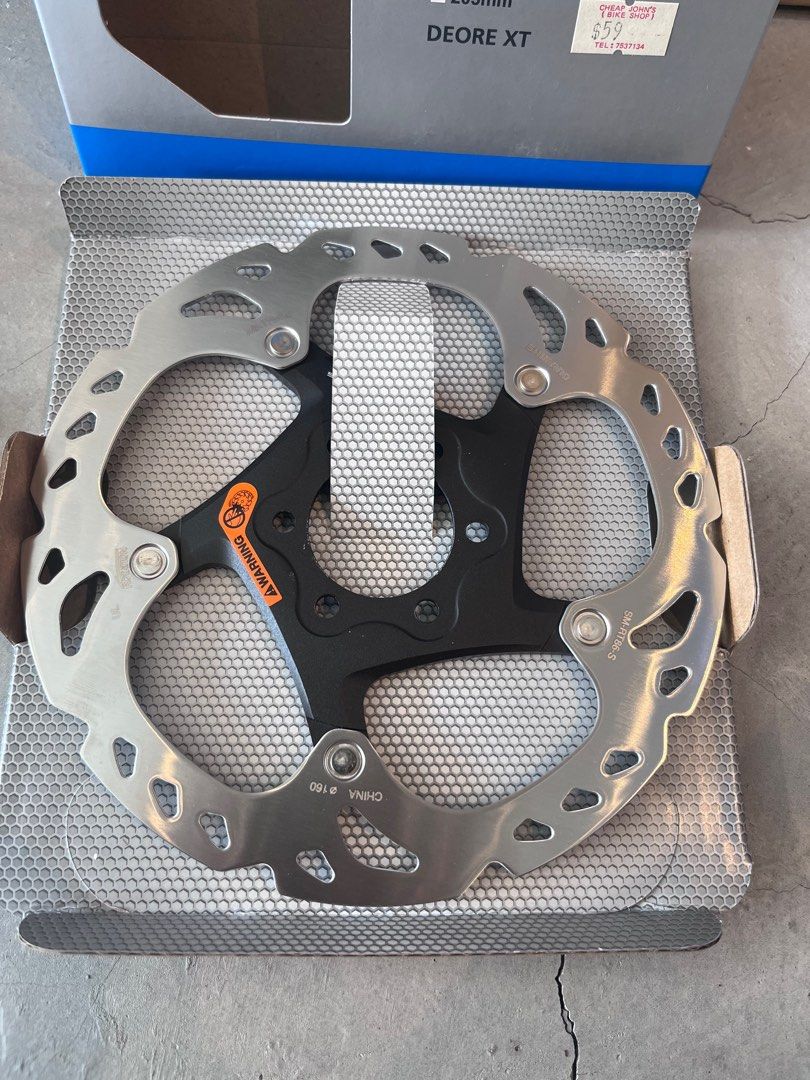 Shimano XT 160mm Rotor 6 bolt SM-RT86, Sports Equipment, Bicycles ...