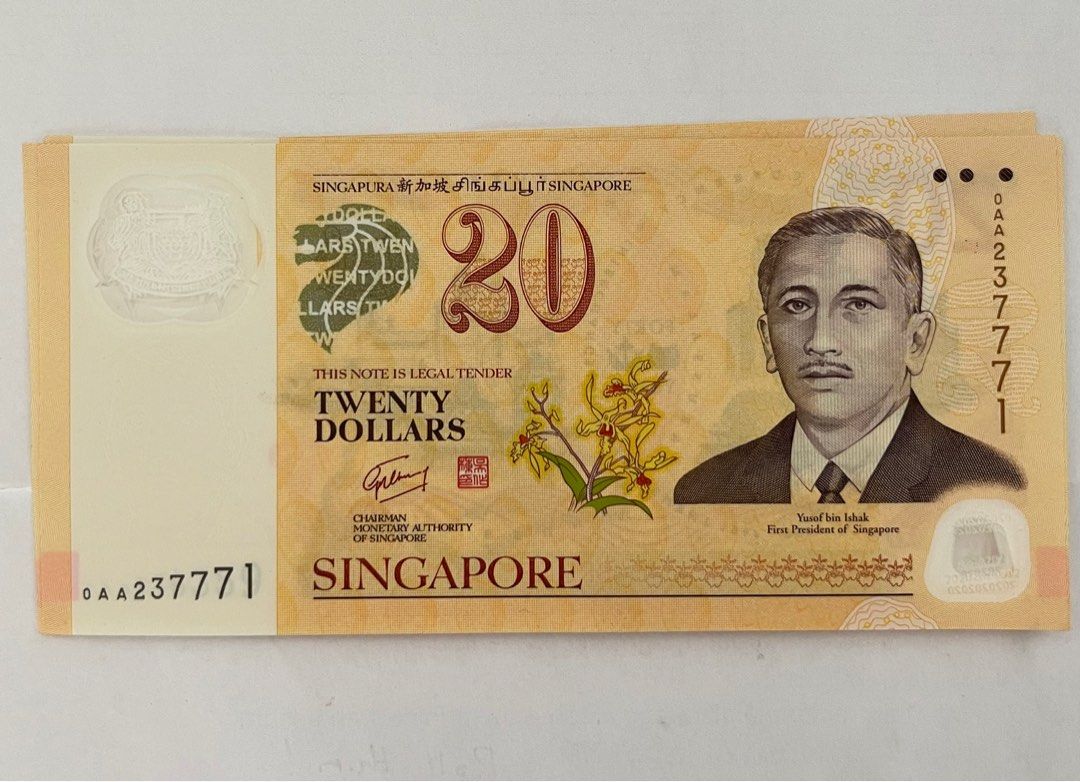 Singapore $20 commemorative Note, Hobbies & Toys, Memorabilia ...