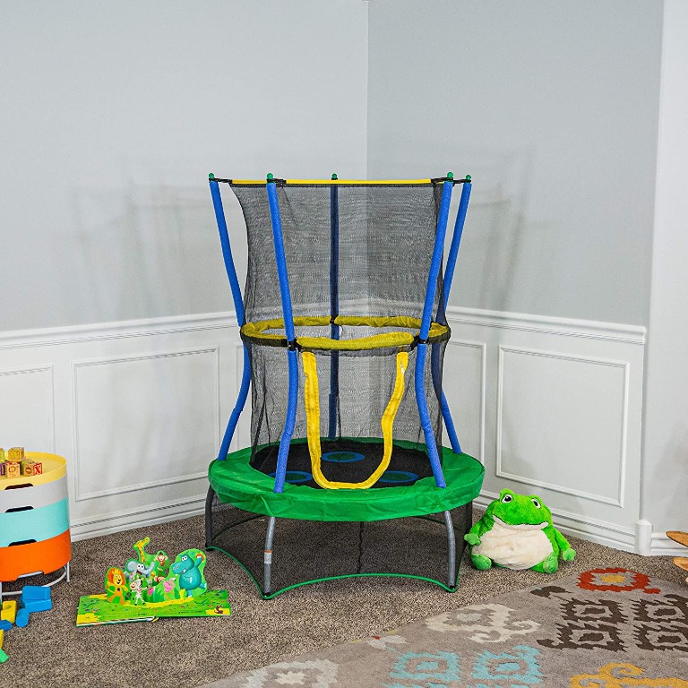 Skywalker Trampolines Mini Trampoline with Enclosure Net 40 inch ...