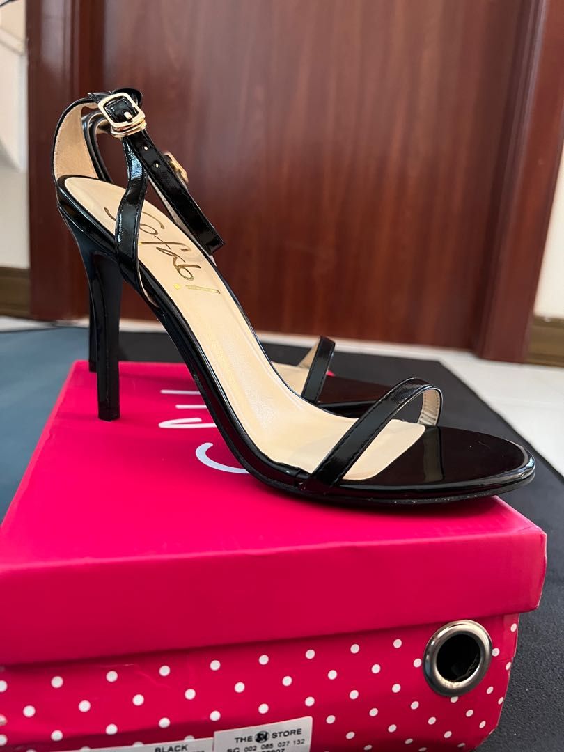 Sofab Julian black stiletto heels, Women's Fashion, Footwear, Heels on ...