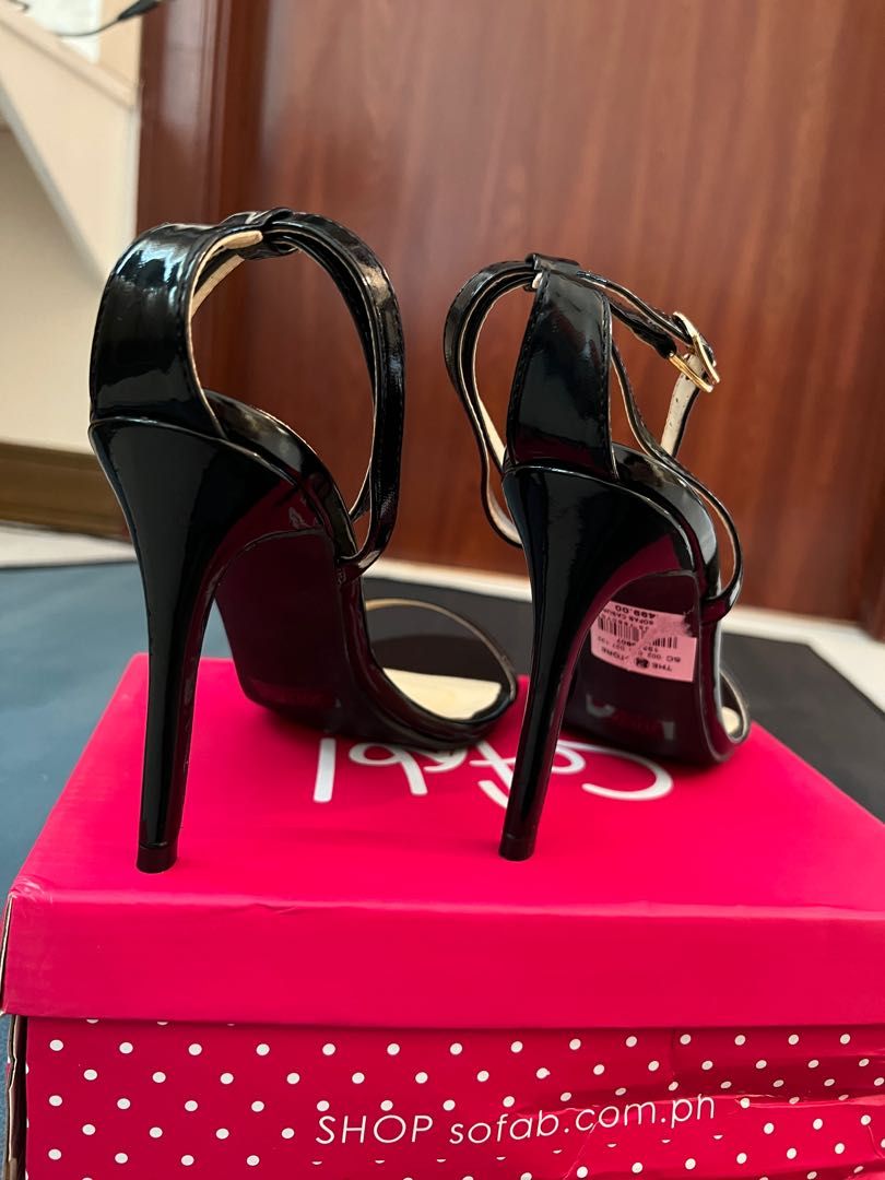 Sofab Julian black stiletto heels, Women's Fashion, Footwear, Heels on ...