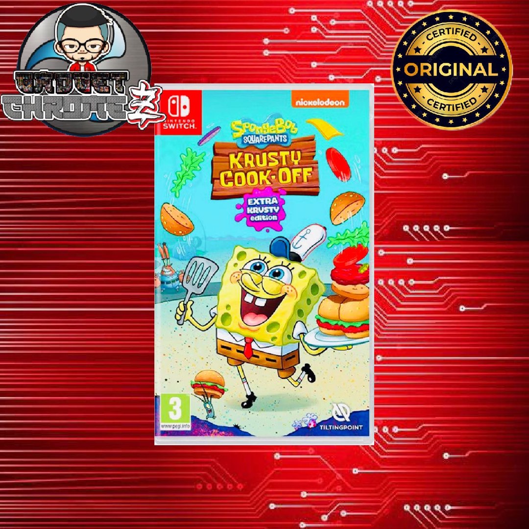 Spongebob Krusty Cook-Off: Extra Krusty Edition | Nintendo Switch Game ...