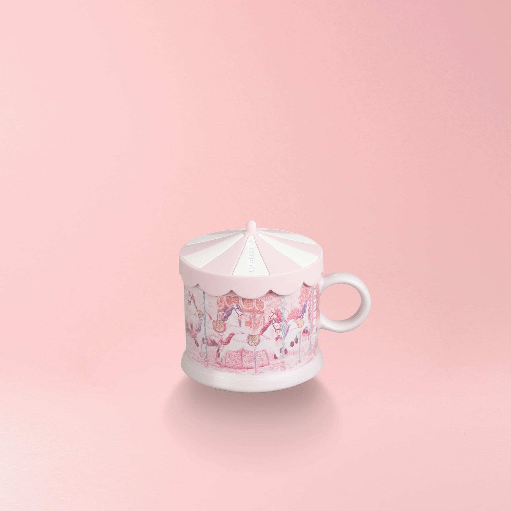 Starbucks Cherry Blossom Carousel Mug With Lid 12oz, Furniture & Home ...