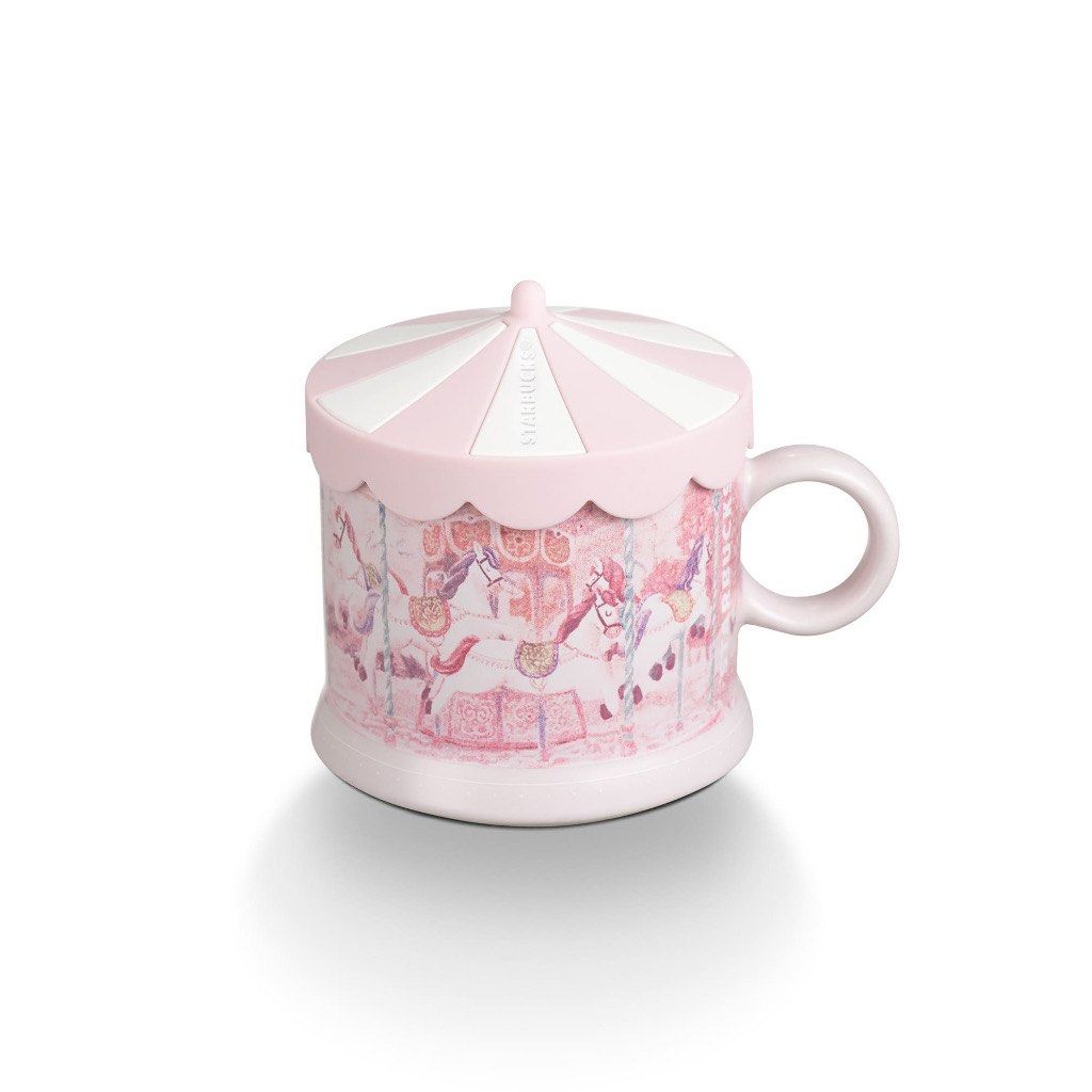 Starbucks Cherry Blossom Carousel Mug With Lid 12oz, Furniture & Home ...