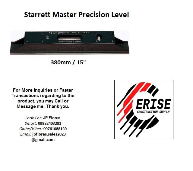 Starrett Master Precision Level, Commercial & Industrial, Construction ...