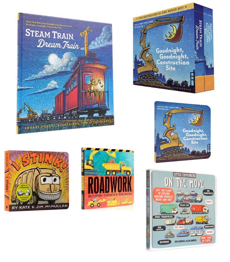 Steam Train, Dream Train/Goodnight, Goodnight Construction Site/I stink ...