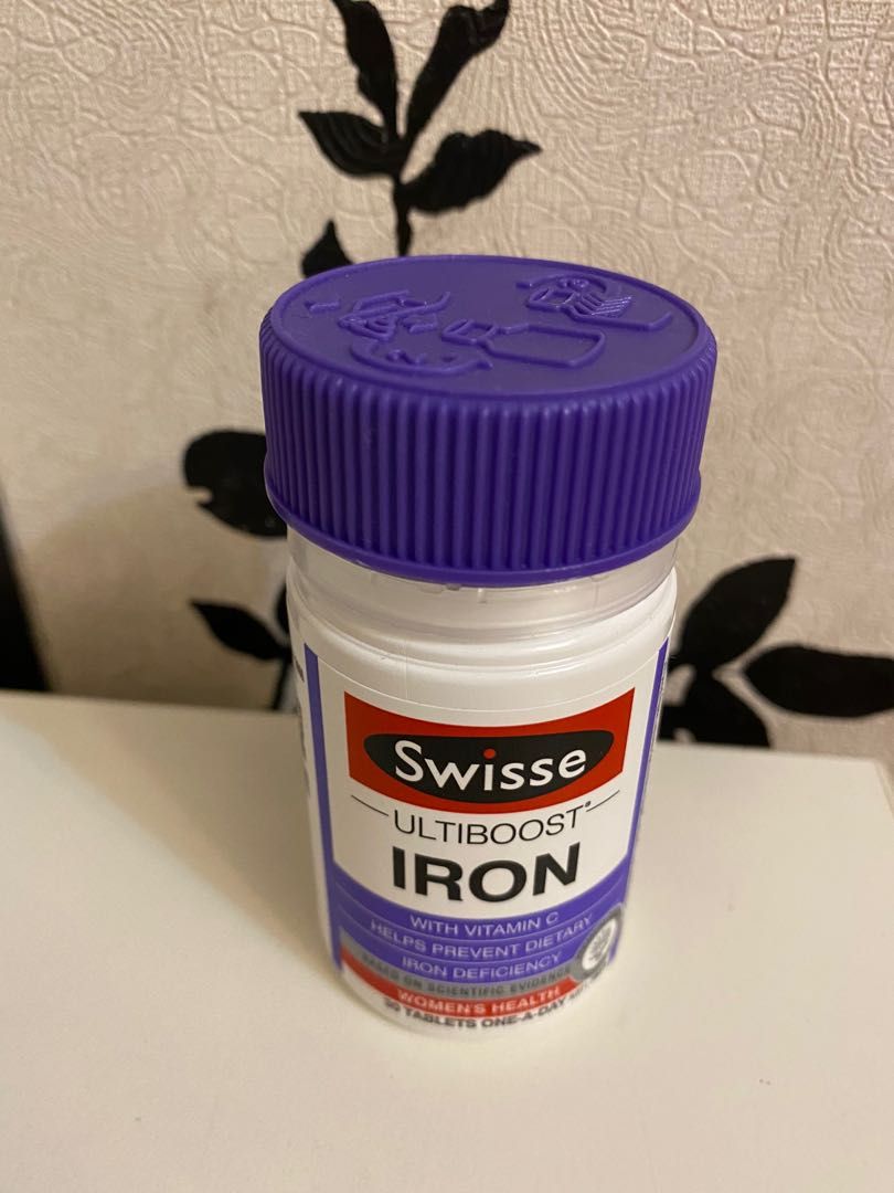 Swisse Iron 30 tablets, 健康及營養食用品, 健康補充品, 健康補充品 - 維他命及補充品 - Carousell