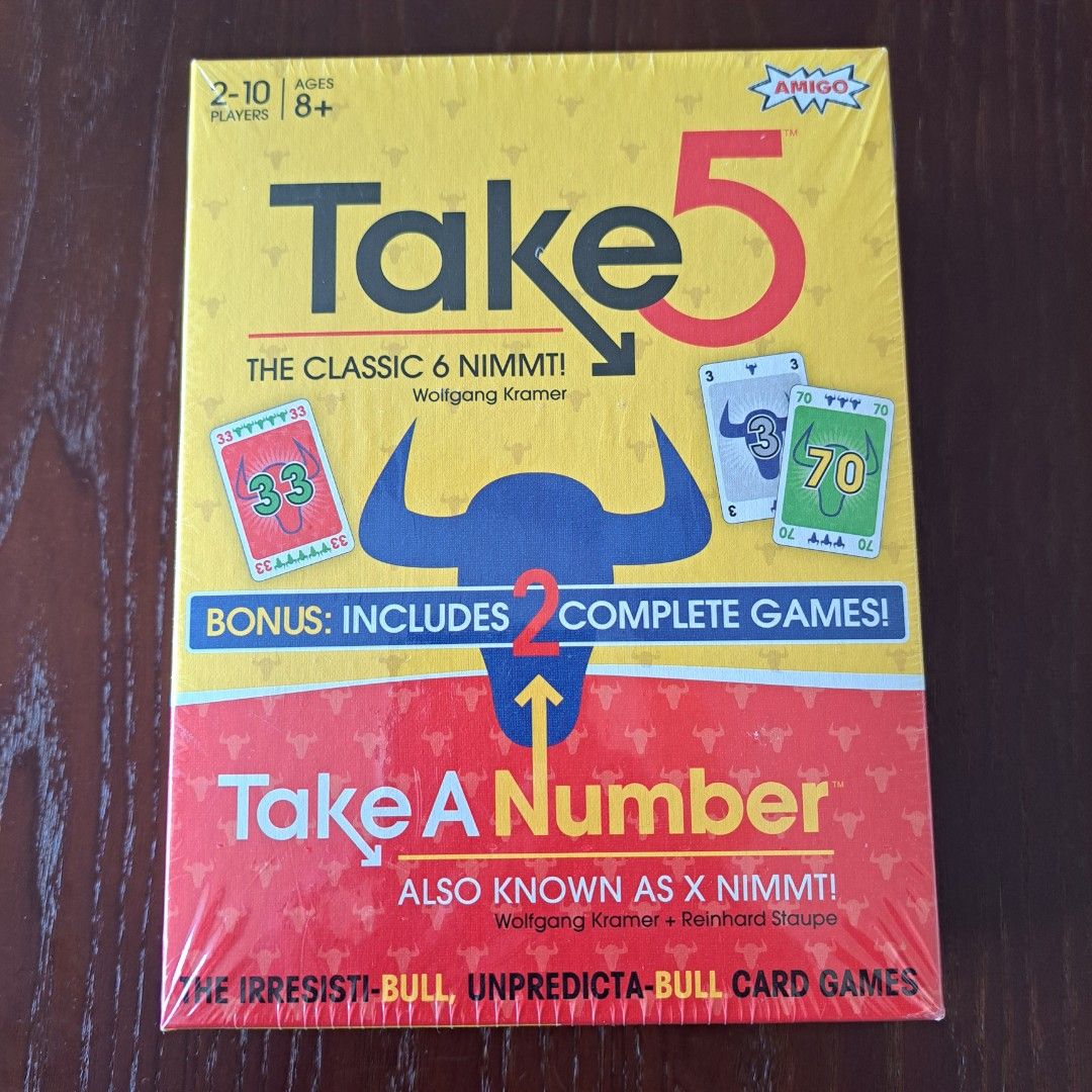Take 5 & Take a Number Board Game, Hobbies & Toys, Toys & Games on ...