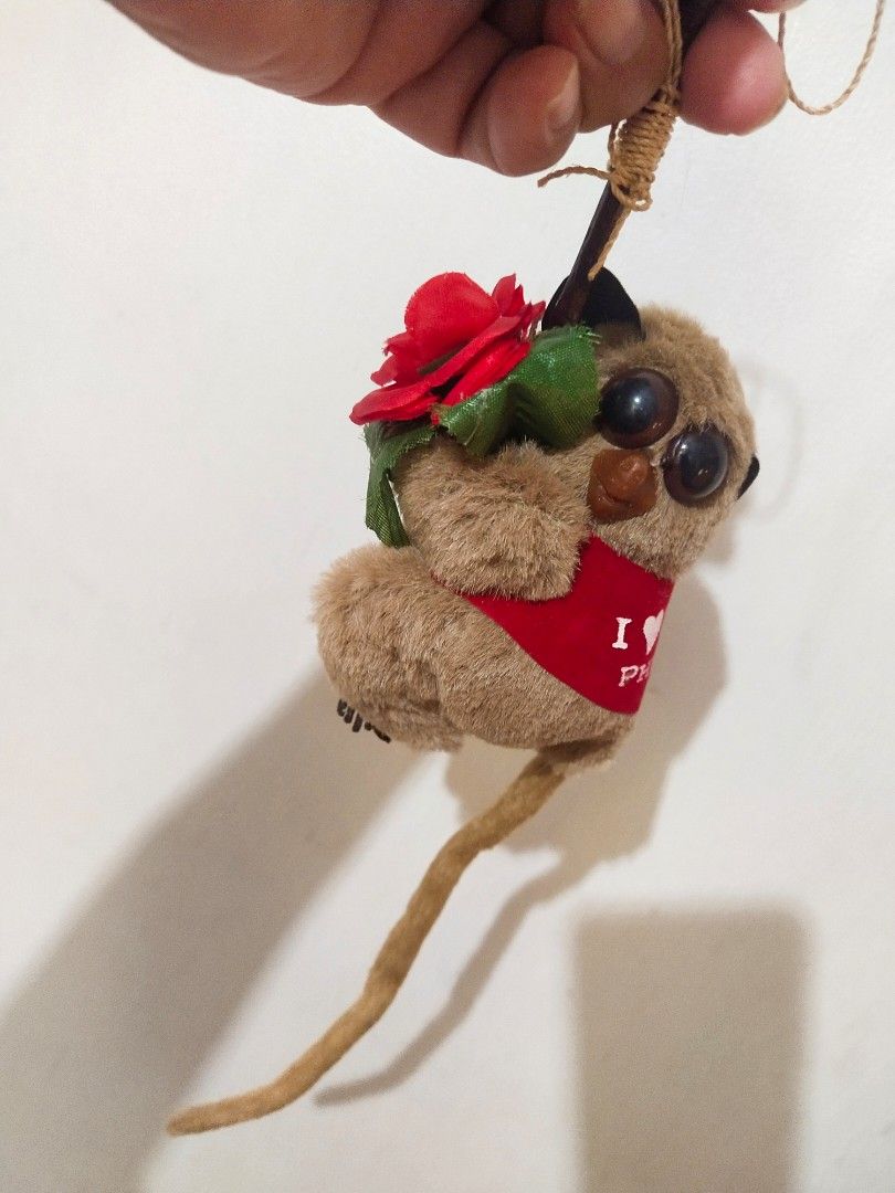 Tarsier Souvenirs from Bohol/Display figure & Necklace/Cute set ...