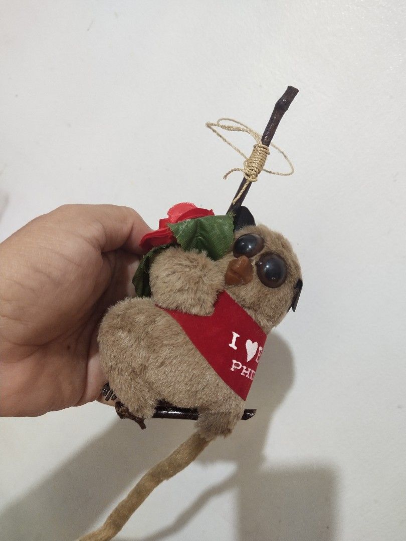 Tarsier Souvenirs from Bohol/Display figure & Necklace/Cute set ...