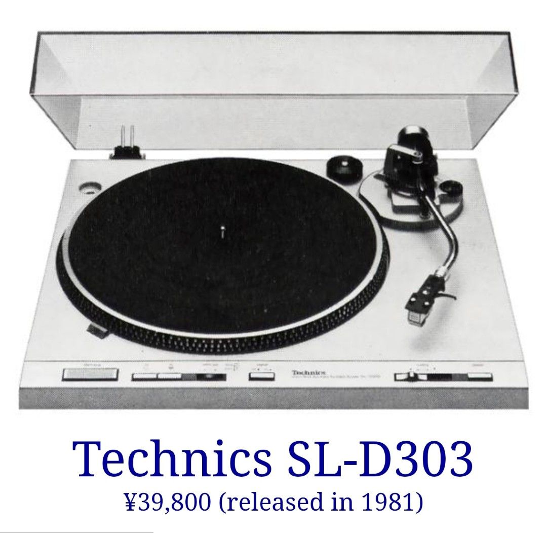 Technics SL-D303 fully automatic direct drive turntable, Audio, Other Audio Equipment on Carousell