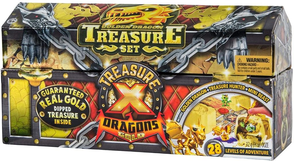 TREASURE X Quest For Dragons Gold Treasure Set, Hobbies & Toys, Toys ...