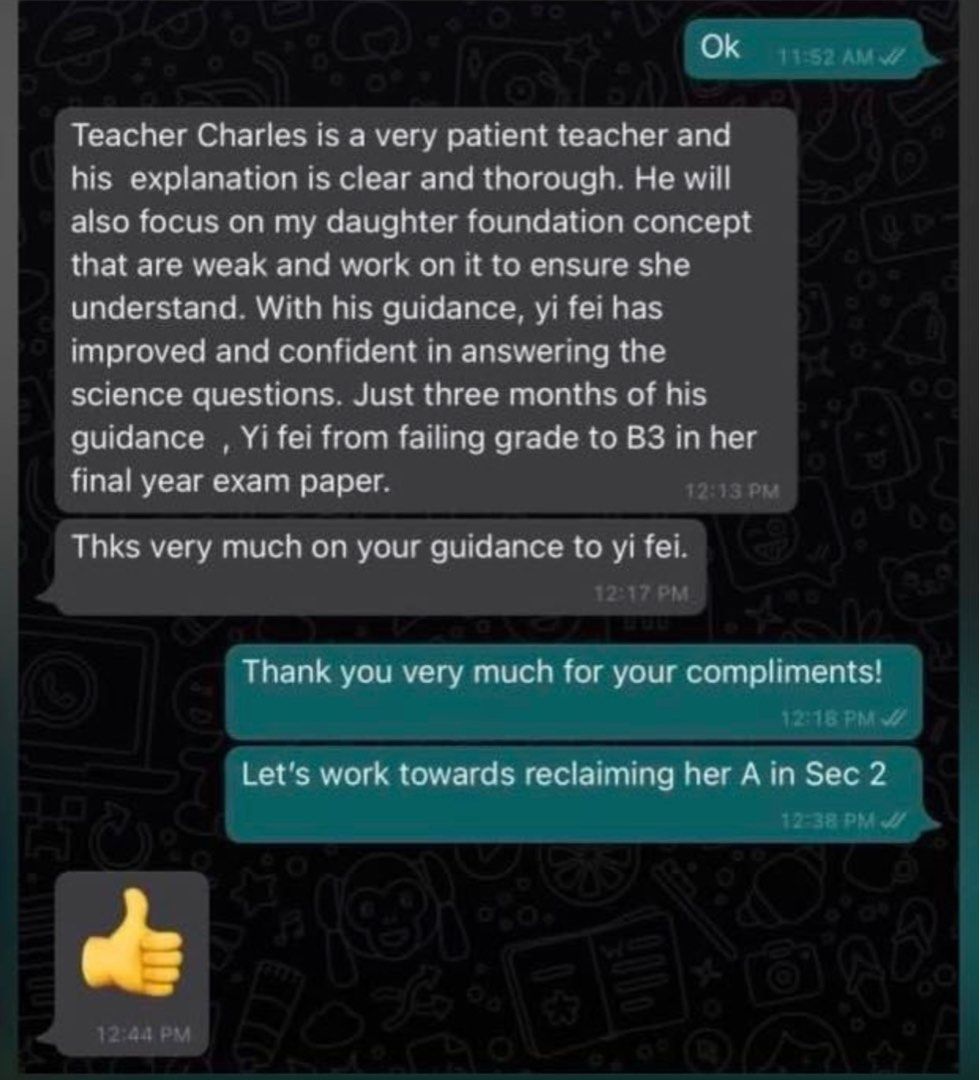 Psle Science And Math Tuition Crash Course Learning And Enrichment Enrichment And Tuition On Carousell