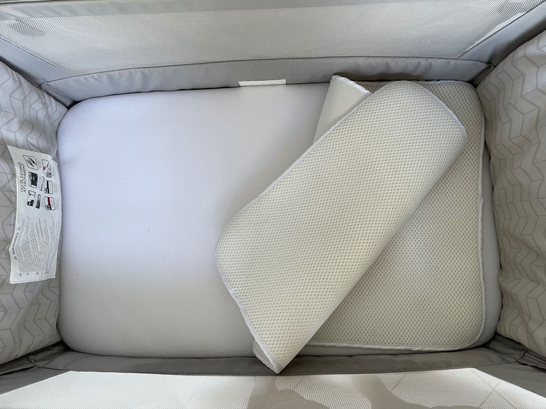 Tutti Bambini CoZee Air Bedside Co-Sleeper Crib With Rocking Feet ...