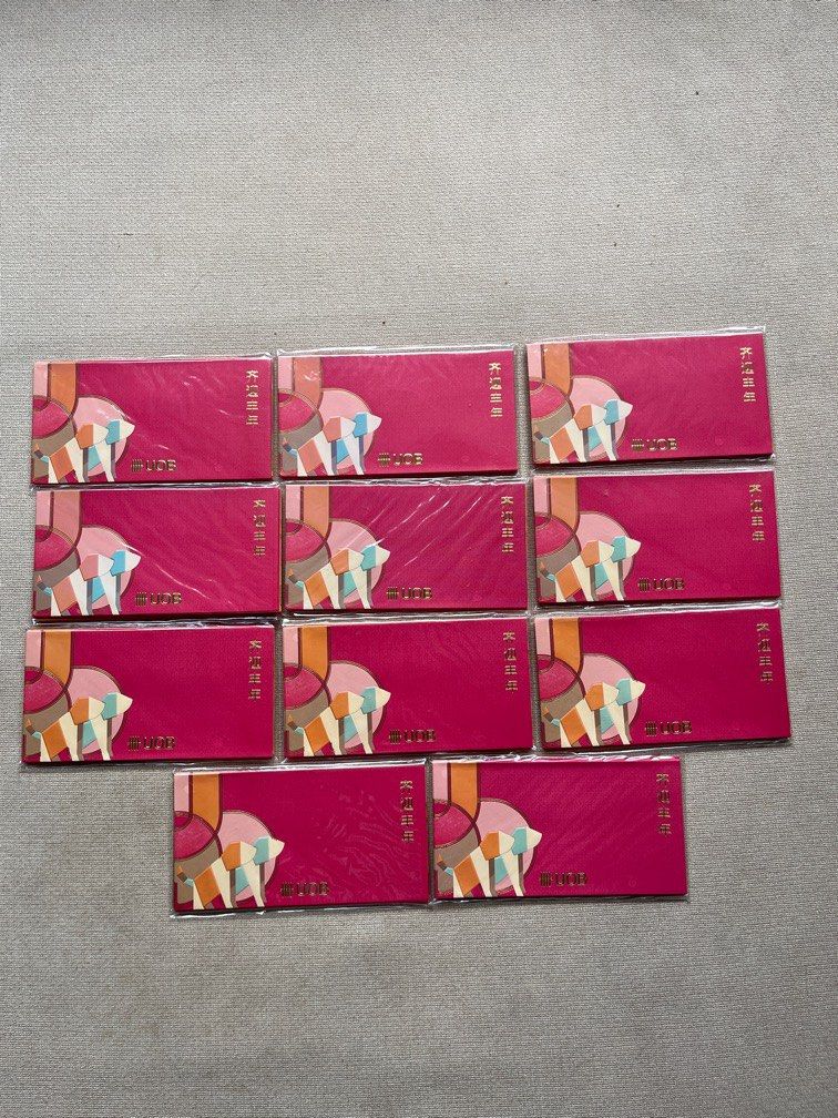 UOB Red Packets (All 11 packs), Hobbies & Toys, Stationery & Craft ...