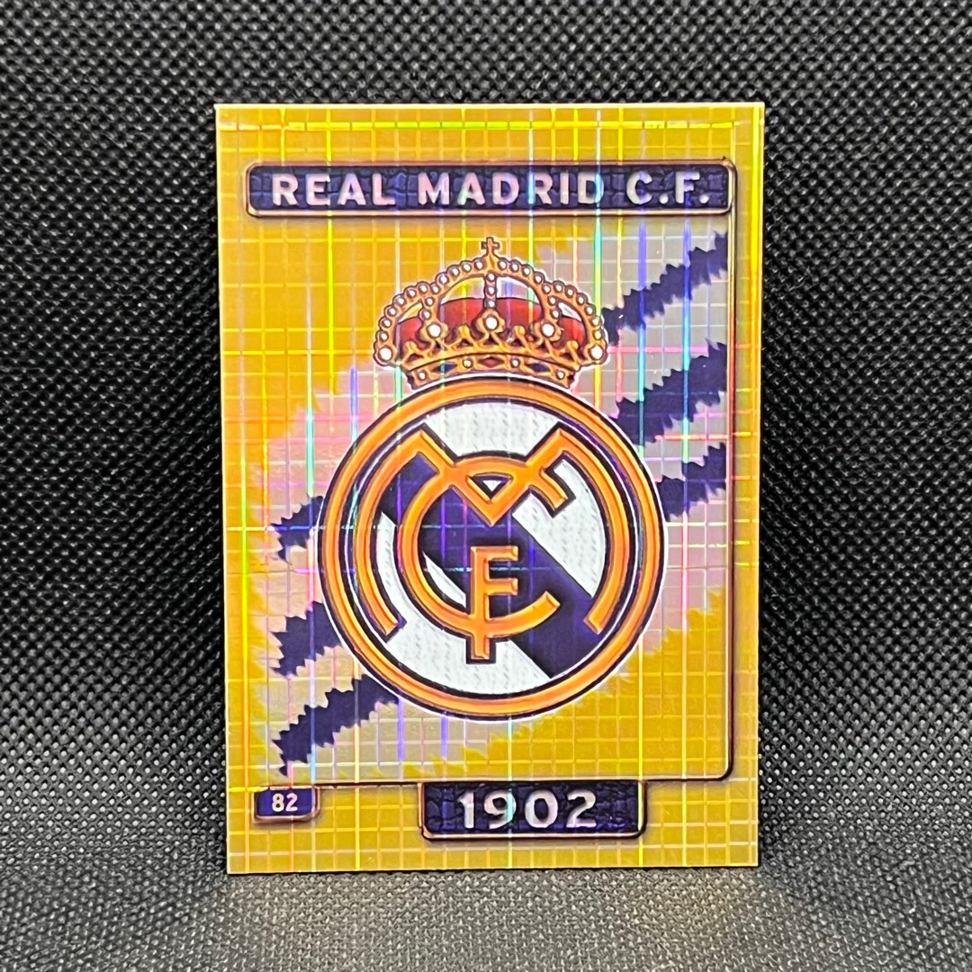 Very rare 2004-05 Mundicromo Las Fichas de la Liga Escudo Real Madrid #82 badge club logo Mundi ...