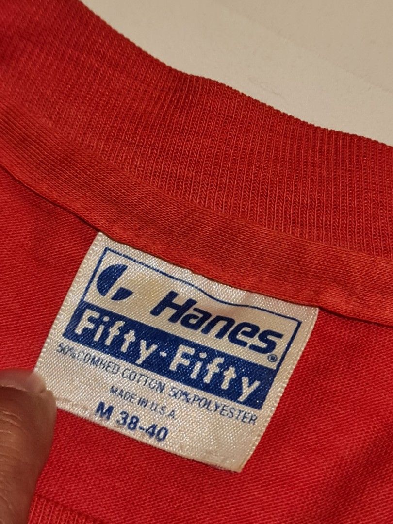 VINTAGE COCA COLA "COKE IS IT" 80'S HANES TAG 50/50, Men's Fashion ...