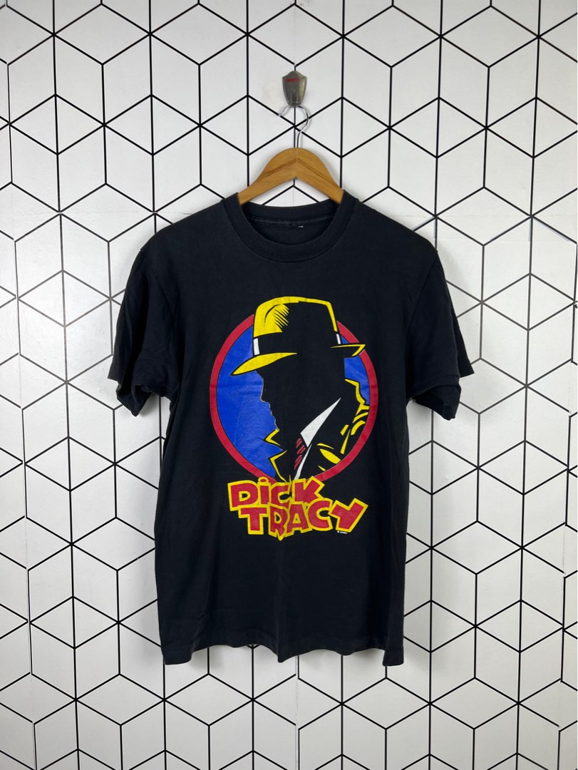 Vintage dick tracy tshirt, Men's Fashion, Tops & Sets, Tshirts & Polo ...