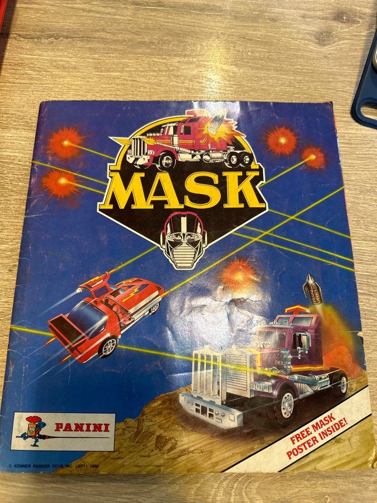 Vintage M.A.S.K Panini Stickers Album Complete, Hobbies & Toys, Books ...
