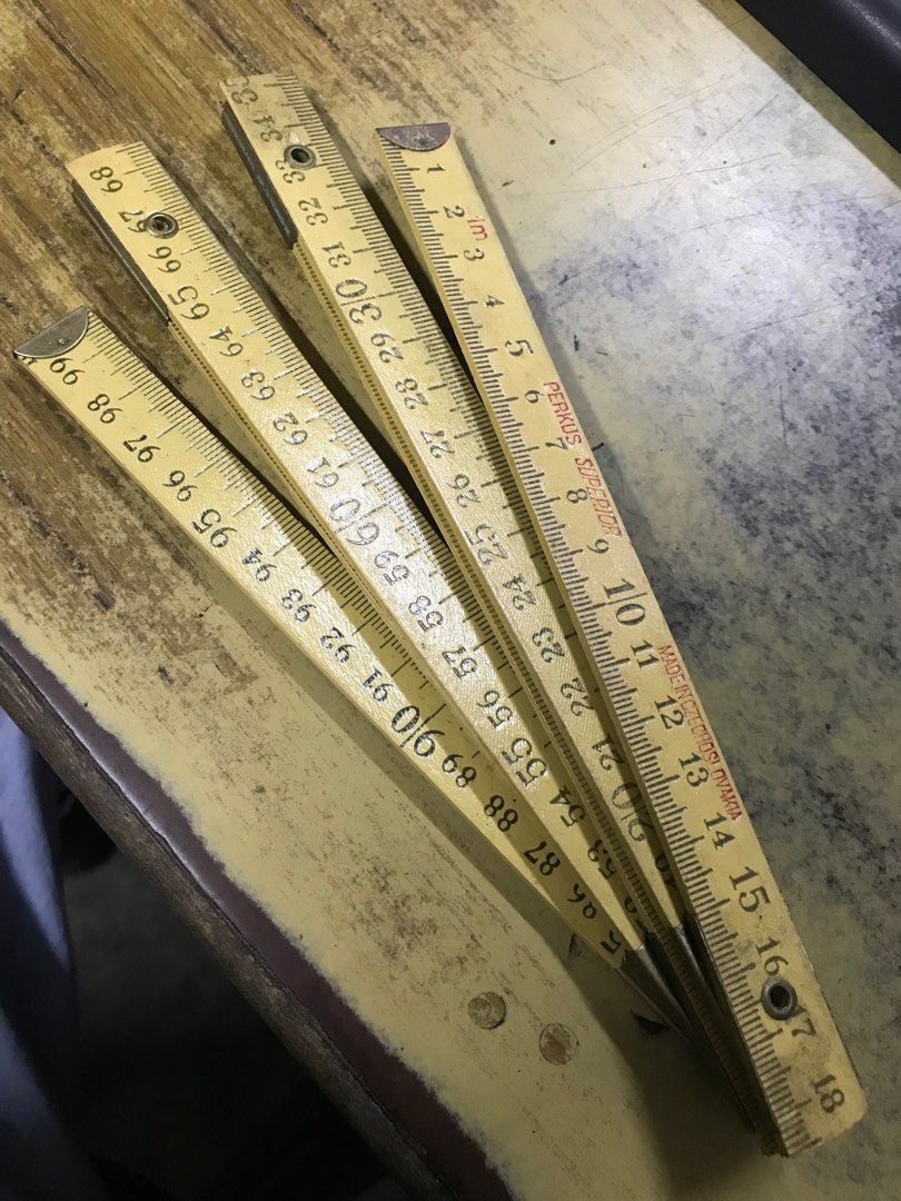 Vintage Ruler / Carpenter Ruler, Hobbies & Toys, Stationery & Craft ...