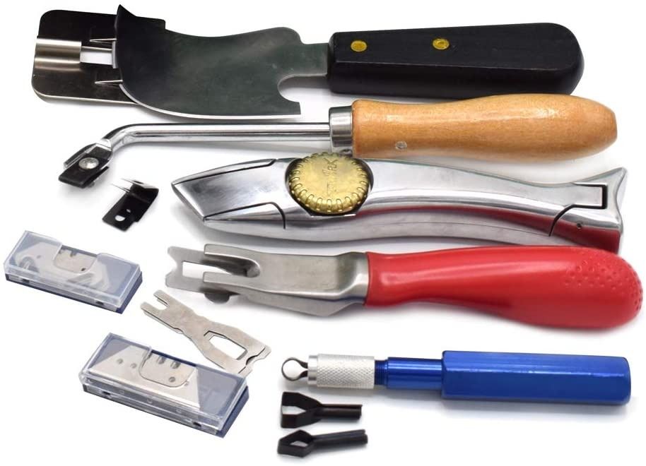 Vinyl Flooring Heat Welding Tools Kit, Quarter Moon Trimming Skiving ...