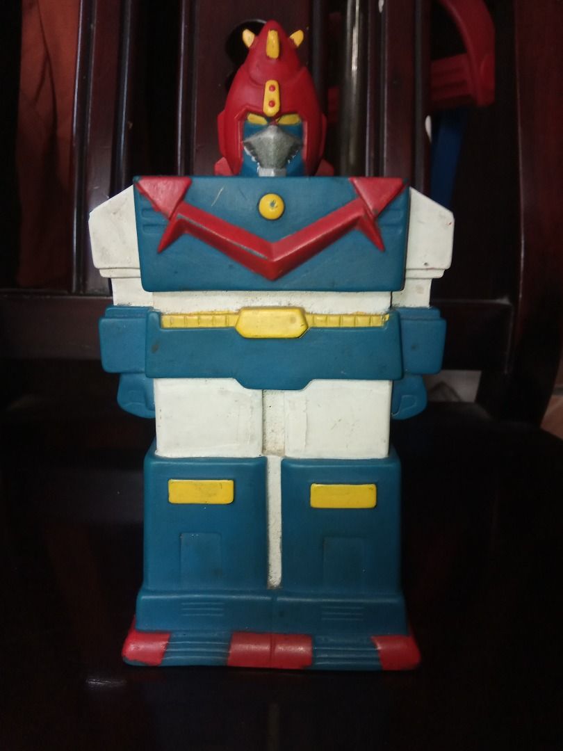 Vinyl Vintage Voltes V Coin Bank, Hobbies & Toys, Toys & Games on Carousell