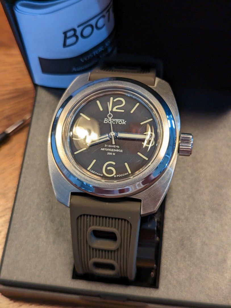 Vostok amphibia amfibia (panerai dial), Men's Fashion, Watches ...