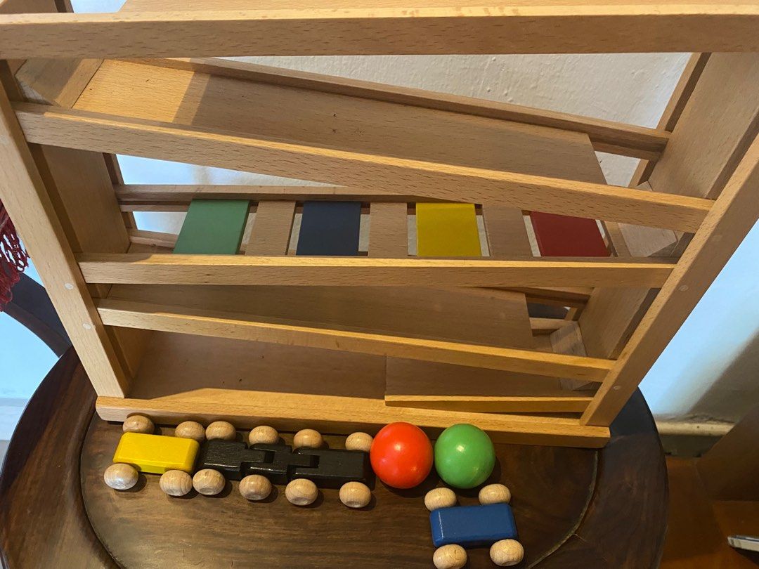 Wooden Toy Car Ramp Hand Eye Visual Tracking, Hobbies & Toys, Toys ...