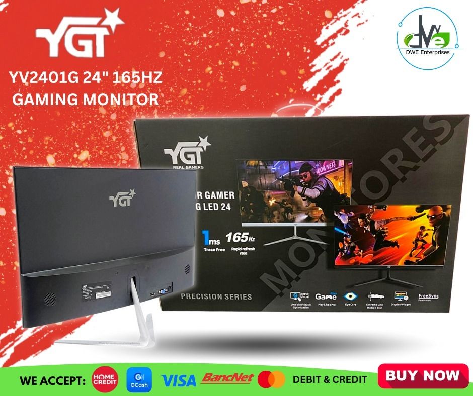ygt 24'' 165 hz monitor, Computers & Tech, Parts & Accessories, Monitor ...