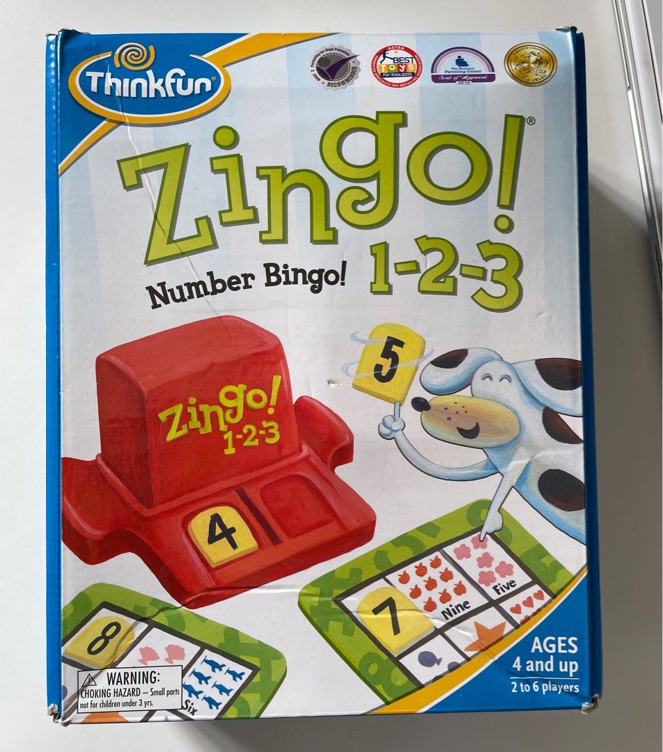 Zingo Sight Words and 123, Hobbies & Toys, Toys & Games on Carousell