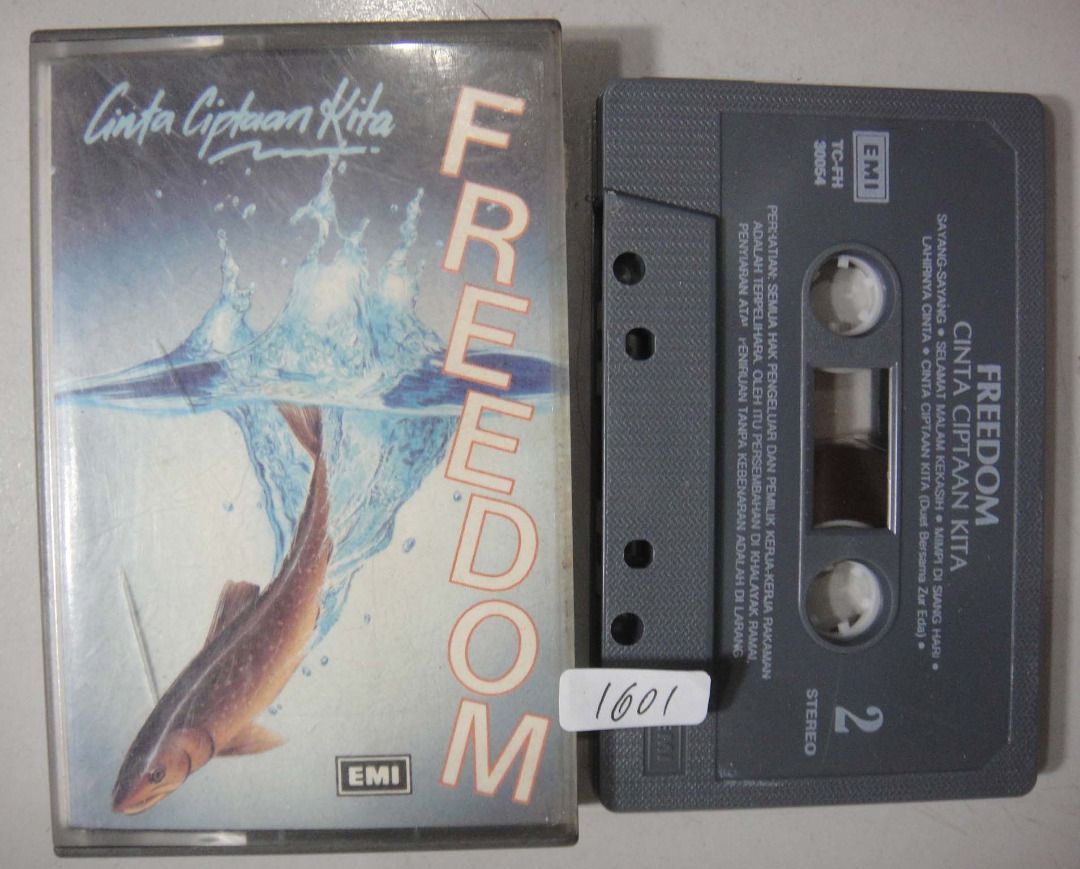 (1601) Kaset Melayu FREEDOM"cinta ciptaan kita' inlay rosak, Hobbies ...