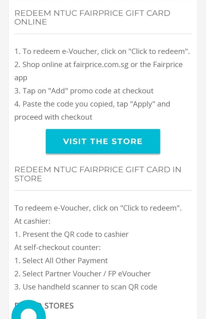 $50 FairPrice NTUC digital voucher / e-voucher that can use in-store at ...