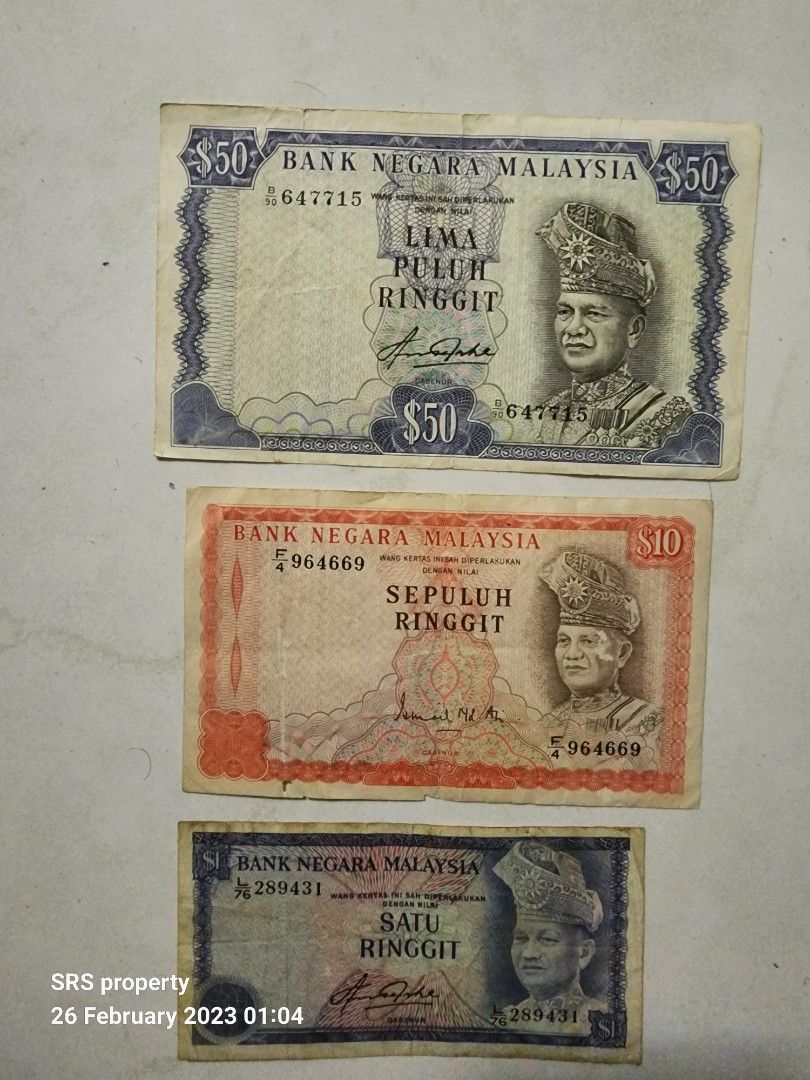 3 sets of RM1, RM10 ,RM50, Hobbies & Toys, Collectibles & Memorabilia ...