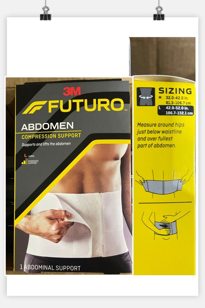 3M Futuro Back Support, Health & Nutrition, Braces, Support ...
