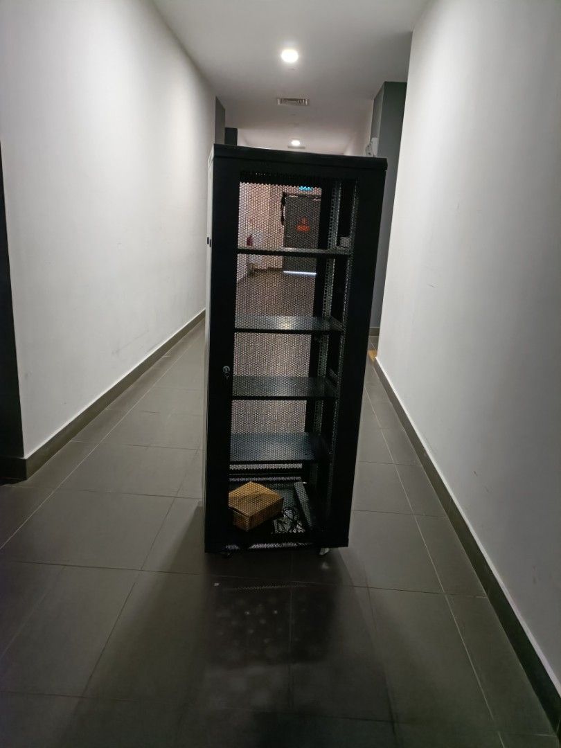 42U AV equipment rack shelf cabinet, Computers & Tech, Parts ...