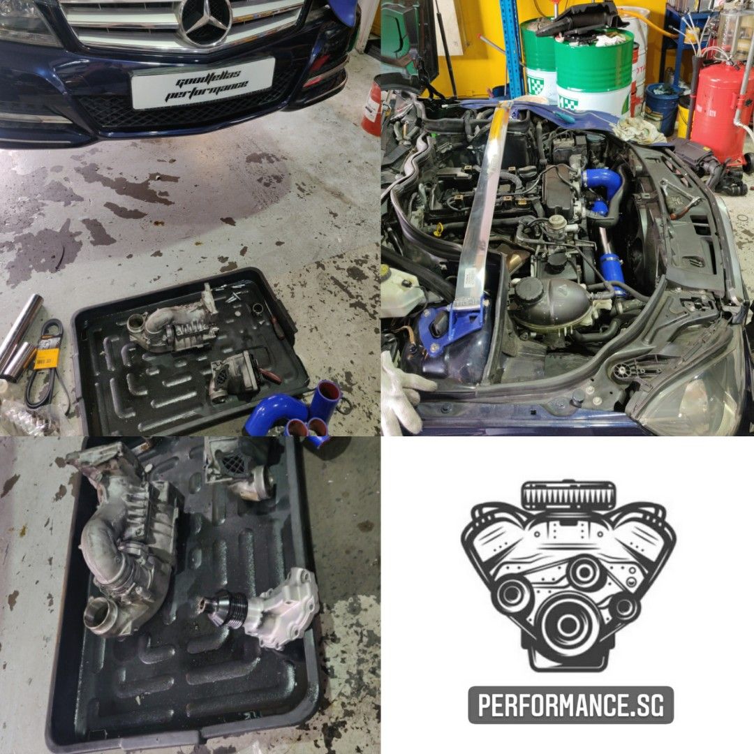 57mm pulley for w204 w212 w211 r171 kompressor, Car Accessories ...