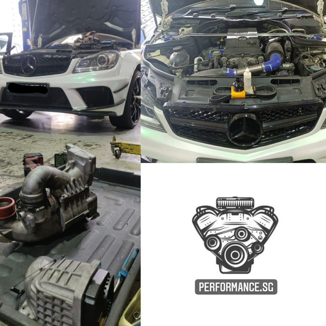 57mm pulley for w204 w212 w211 r171 kompressor, Car Accessories ...