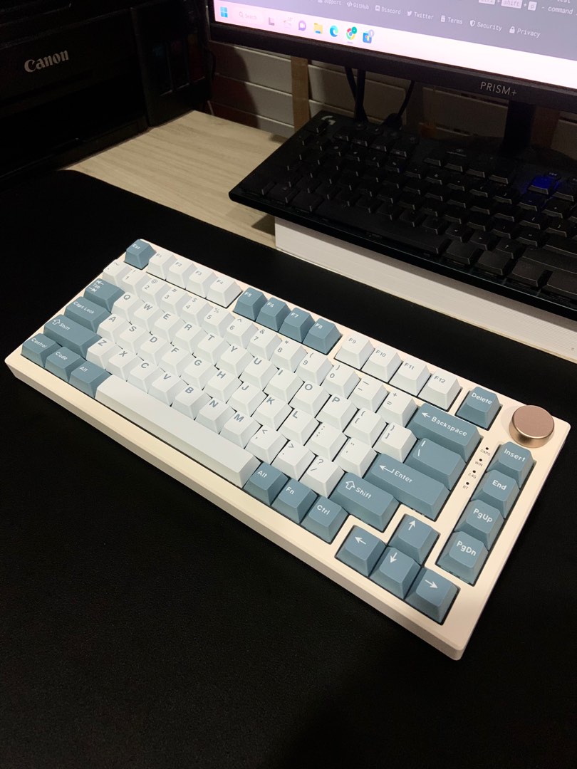 75% custom mechanical keyboard (Shoko keycaps), Computers & Tech, Parts & Accessories, Computer ...