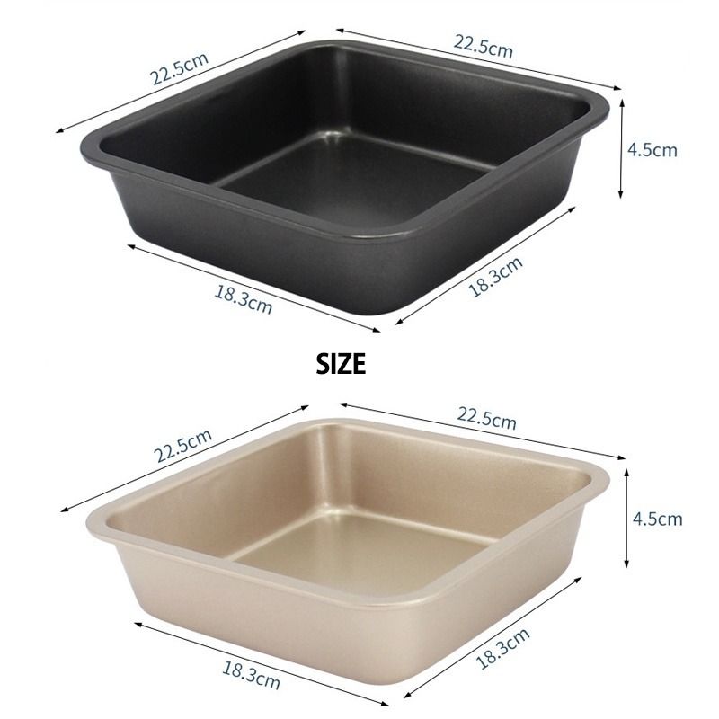 square baking pan size